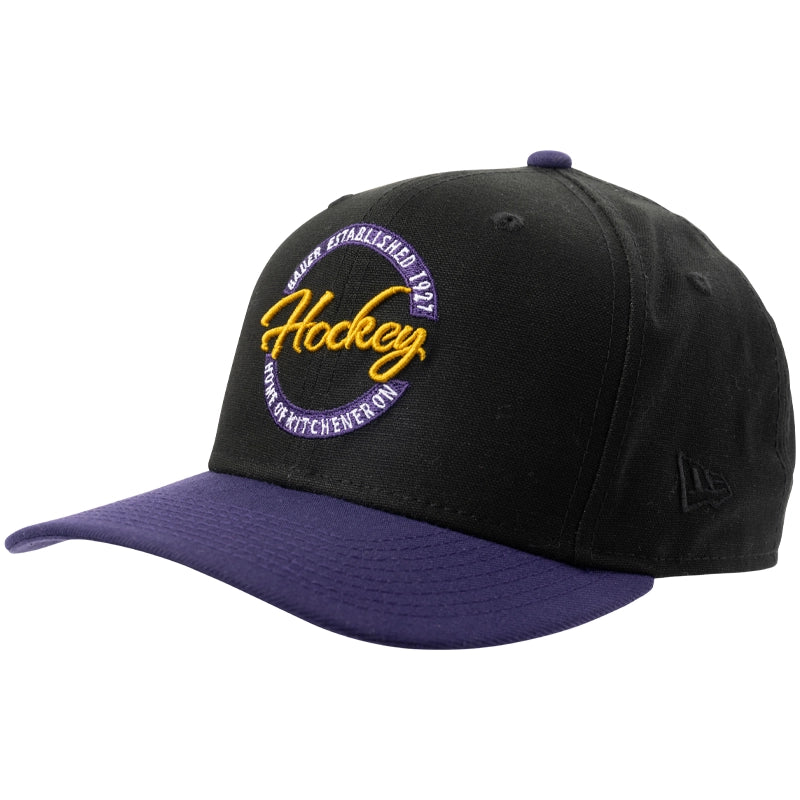 Bauer New Era 9Fifty Two Tone OG Cap - Black/Purple | Jerry's Hockey